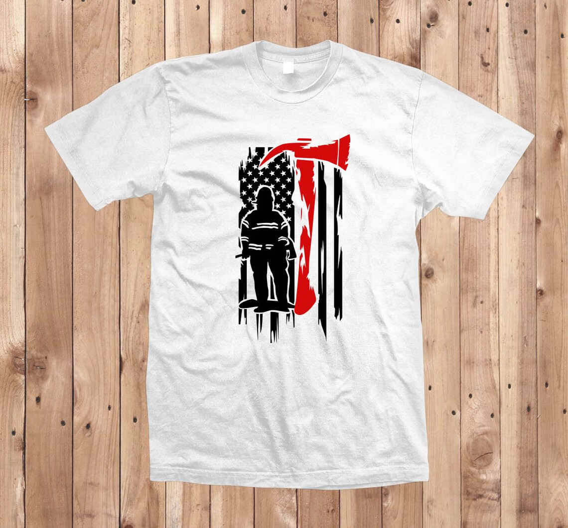 US Fire Fighter Scene Svg Fire Fighter Svg Fireman Svg - Etsy