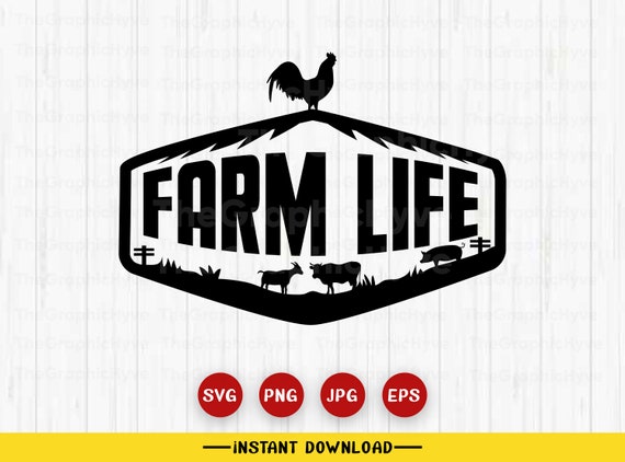 Farm Life SVG Farmhouse SVG Cut Files Farm Animals Svg - Etsy