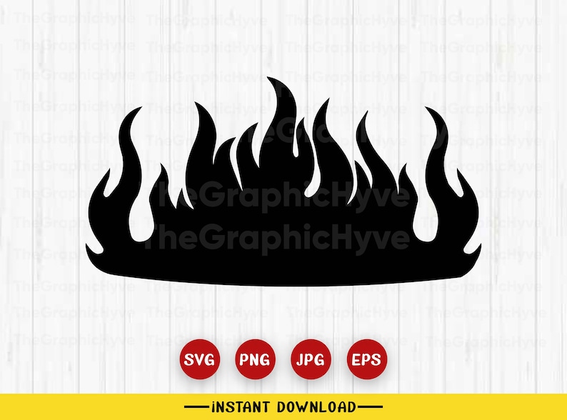 Fire Flames Svg File, Flames Svg, Flame Clipart, Flame Cutting Files ...