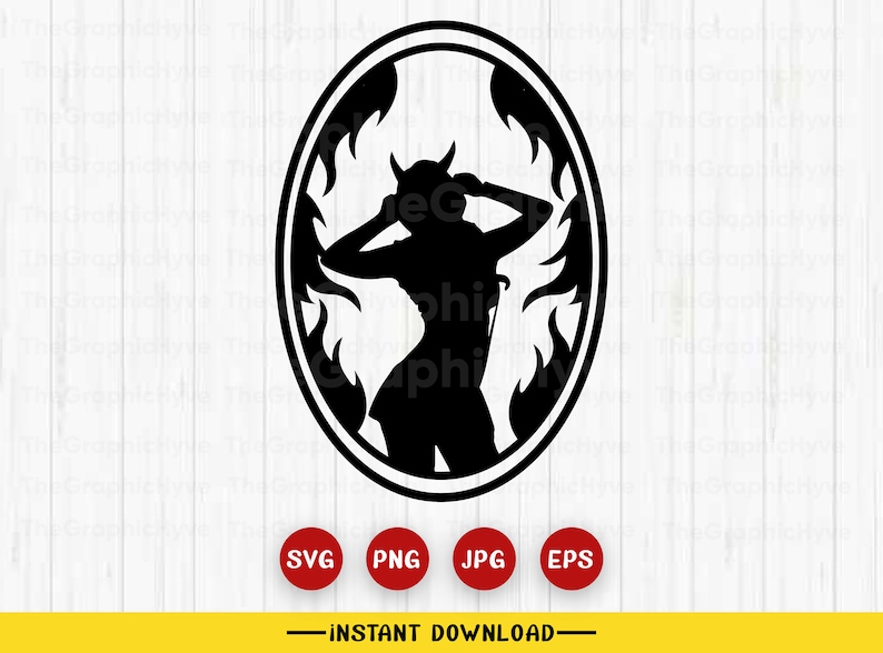 Devil Girl SVG | Devil Svg | Devil Chick SVG | Satan SVG | Devil ...