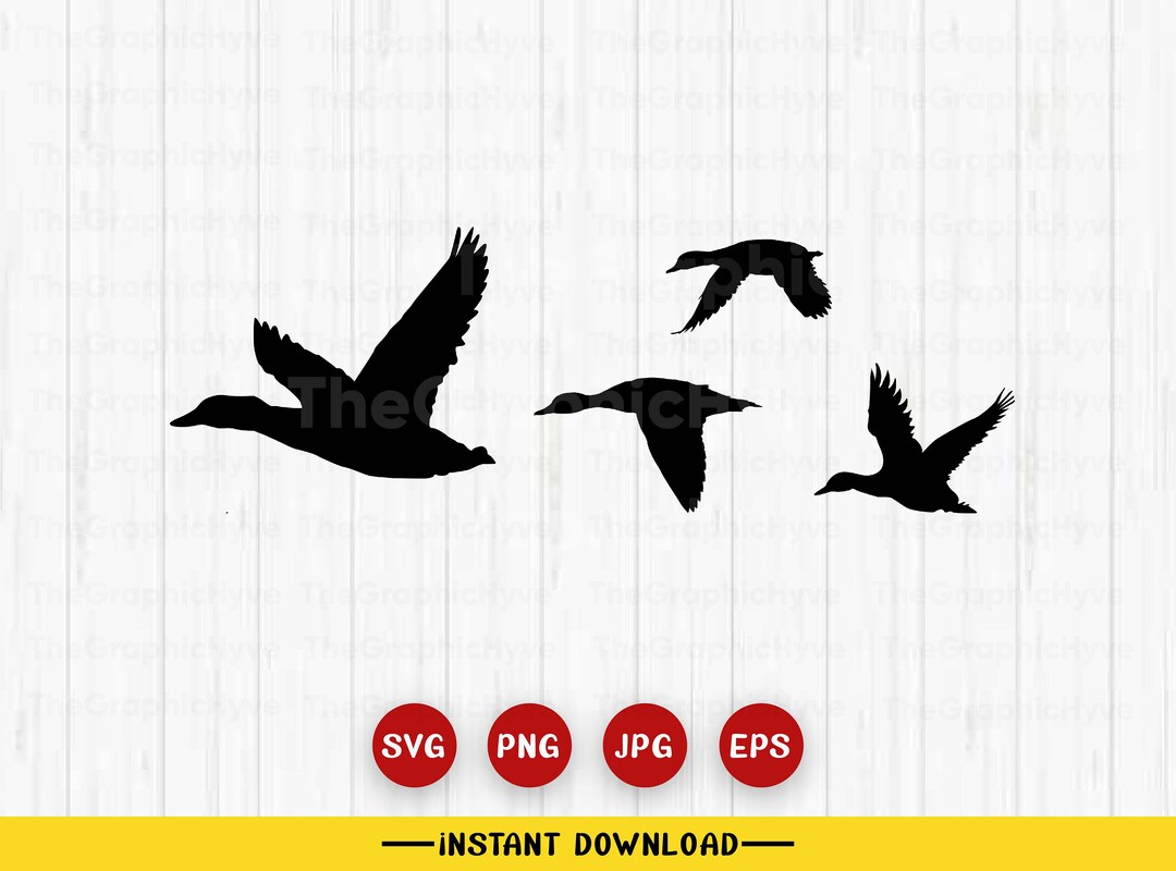 Ducks Clipart SVG | Group of Ducks | Plump of Ducks | Ducks Clipart ...