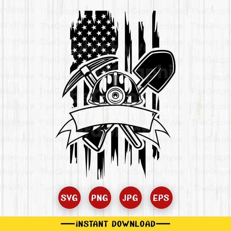 Coal Miner Svg File - Etsy