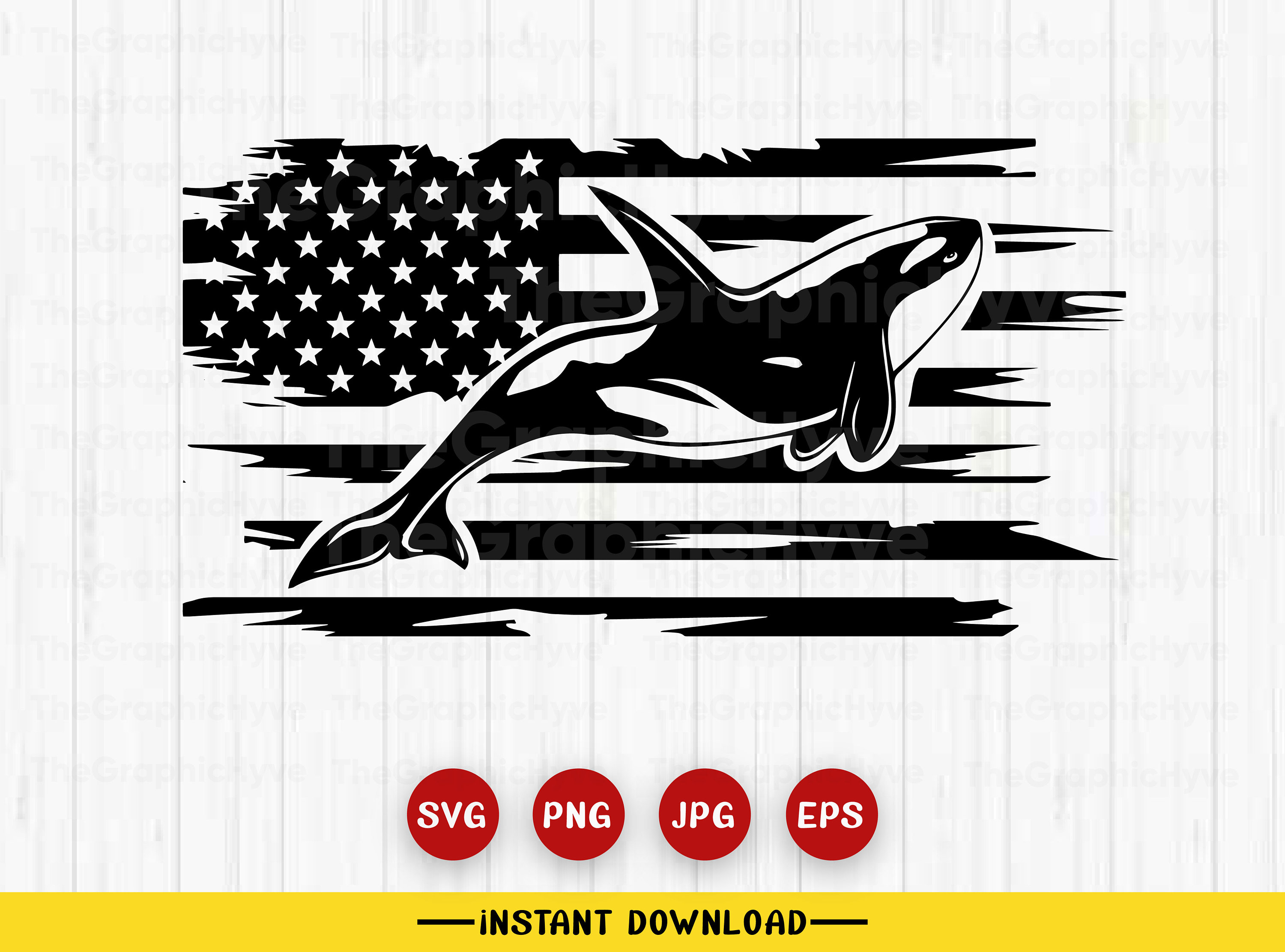 US Killer Whale SVG | Orca Cut File for Laser, Svg File, Wall Decor ...