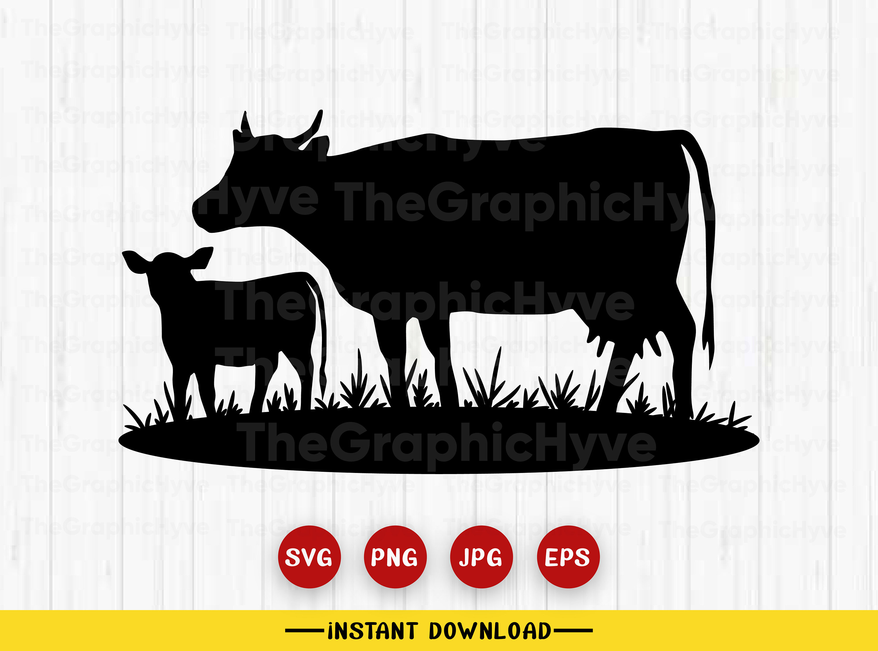 Cow Farm Svg File US Cow Svg Farmer Svg Farm Animal Svg Cow Png Family ...