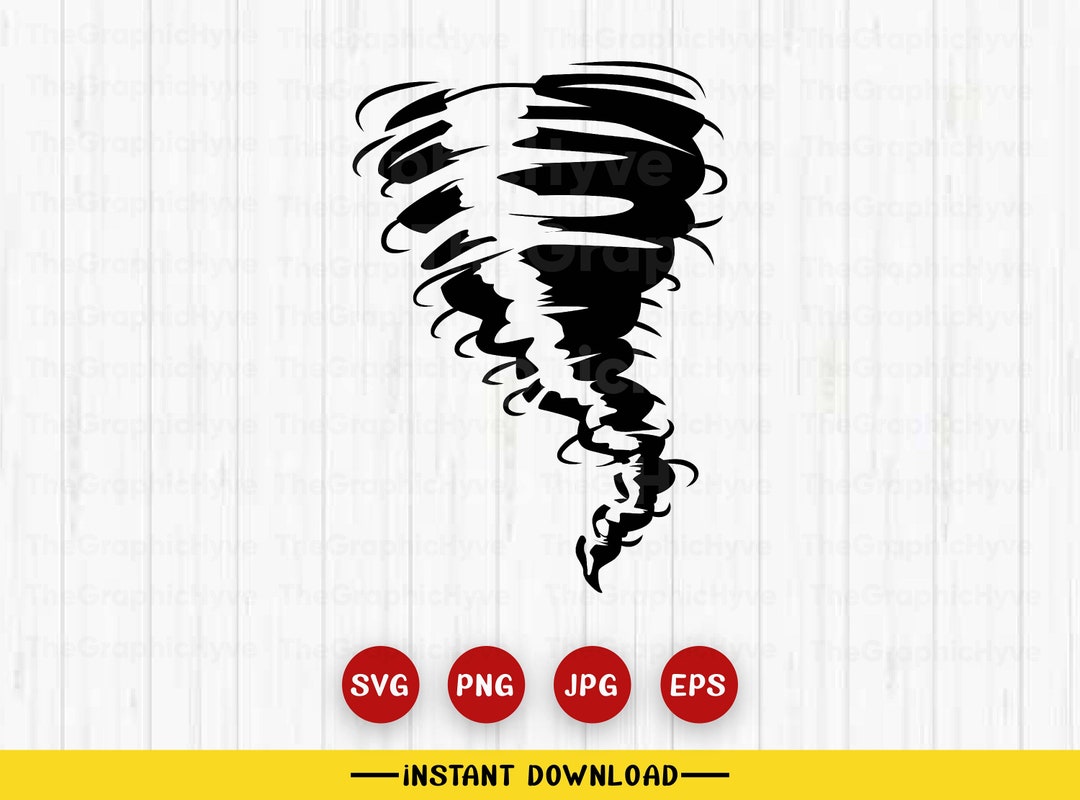 Tornado Clipart SVG | Tornado Silhouette | Tornado Png | Hurricane Svg ...
