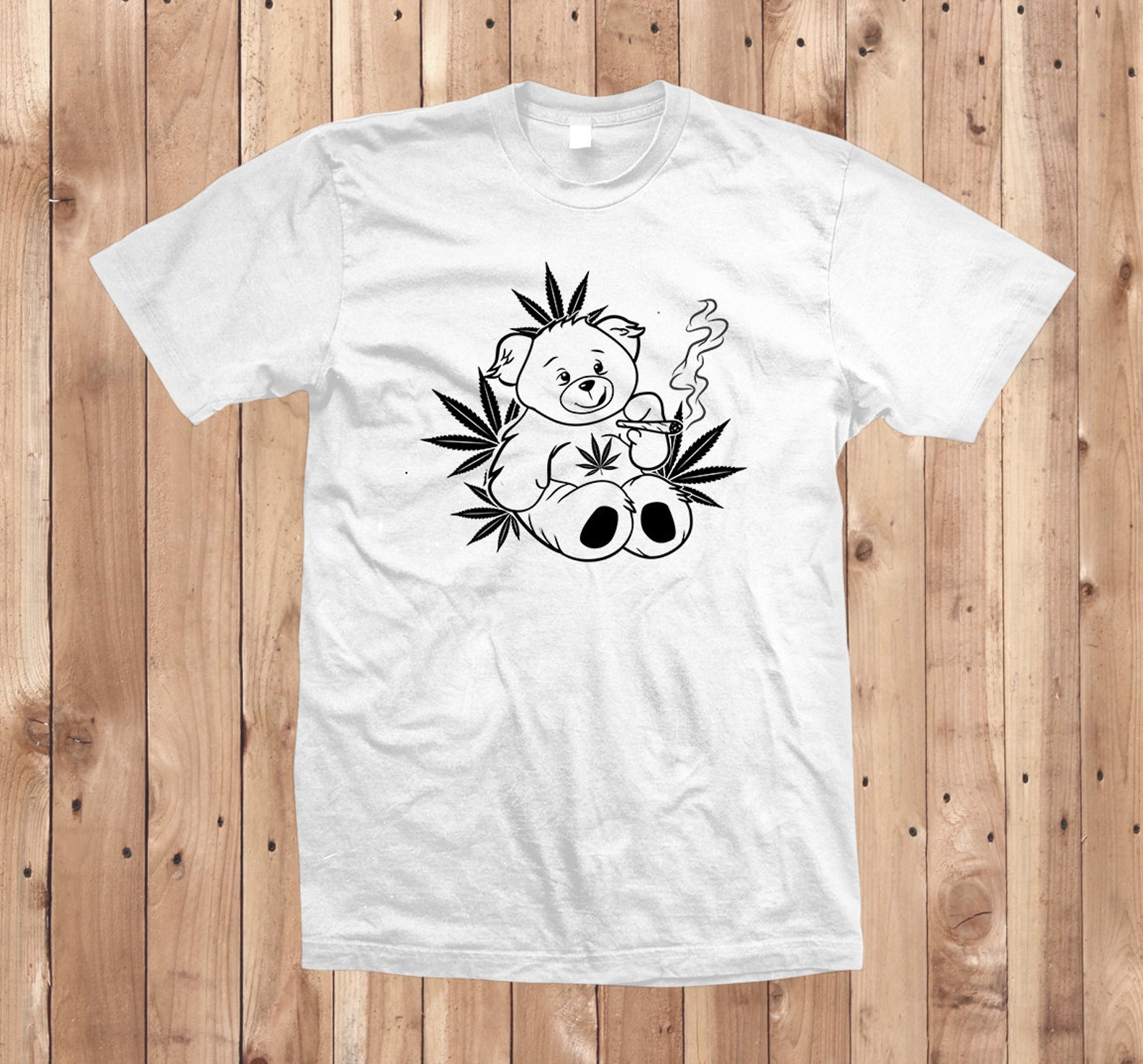 Teddy Bear Smoking Marijuana Svg | Stoned Bear Svg | Smoking Weed Svg ...