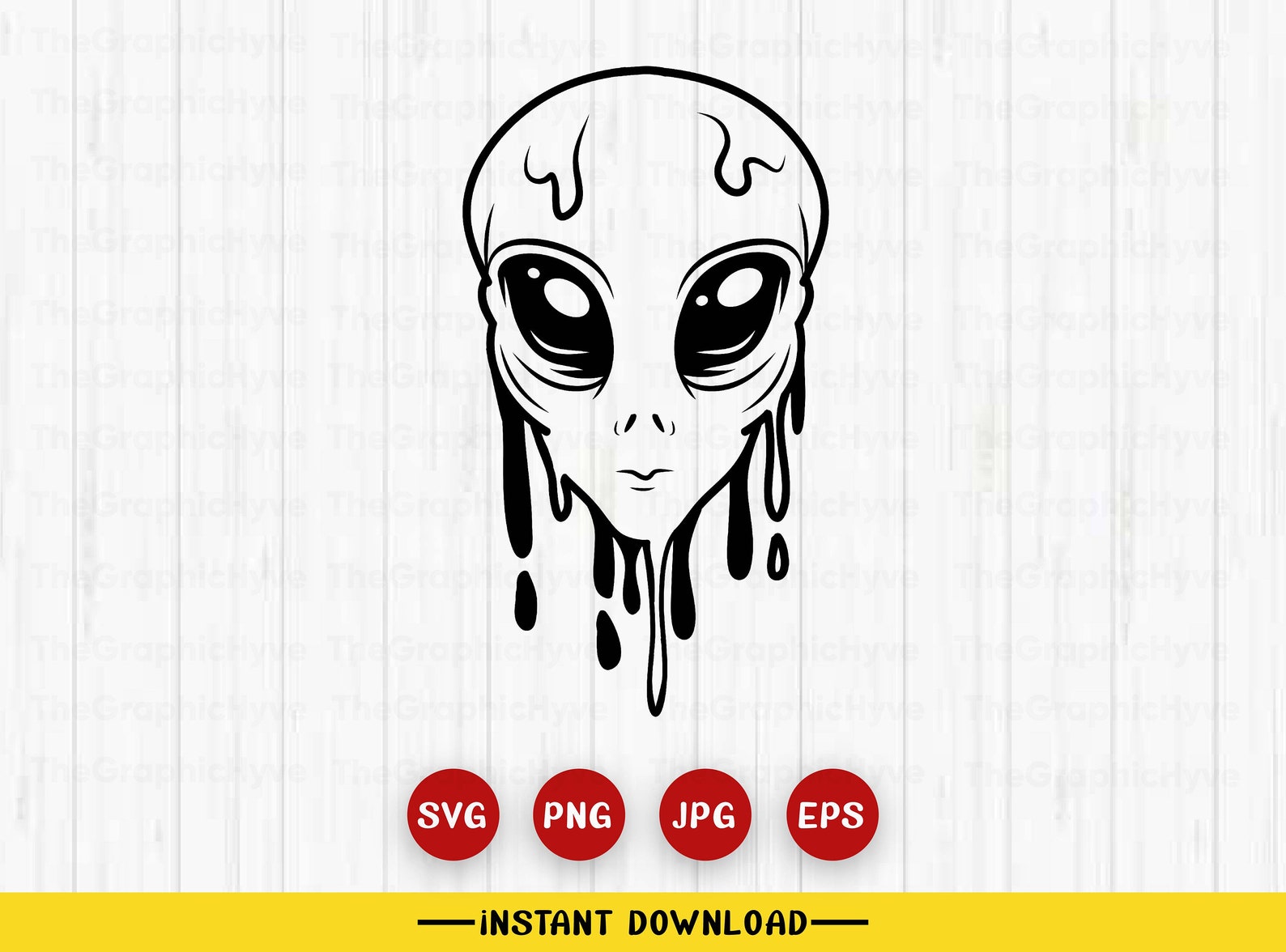 Dripping Alien SVG Alien SVG Alien T-shirt Sticker - Etsy Ireland