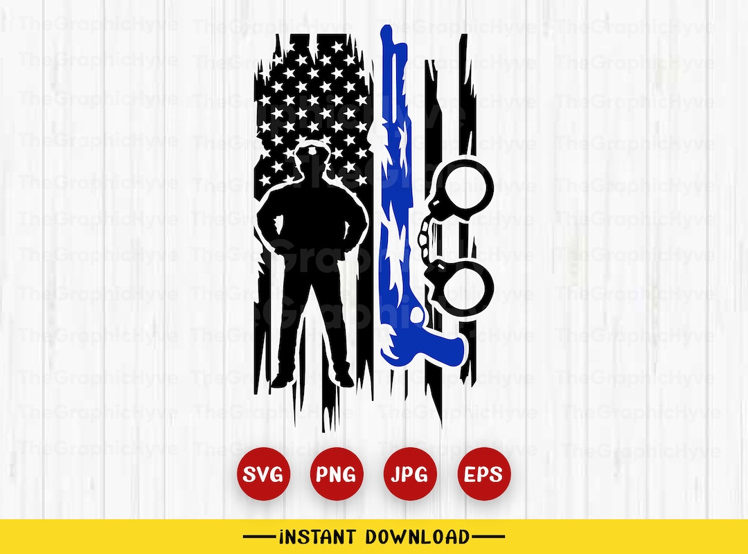 US Police Man Svg | US Police Svg | Police Man Svg | Police Clipart ...