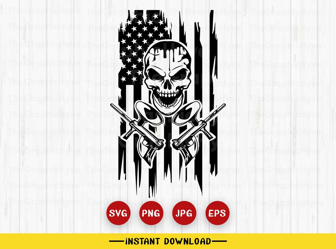 US Paintball Svg | US Combat Sports Svg | Paintball Clipart | Paintball ...