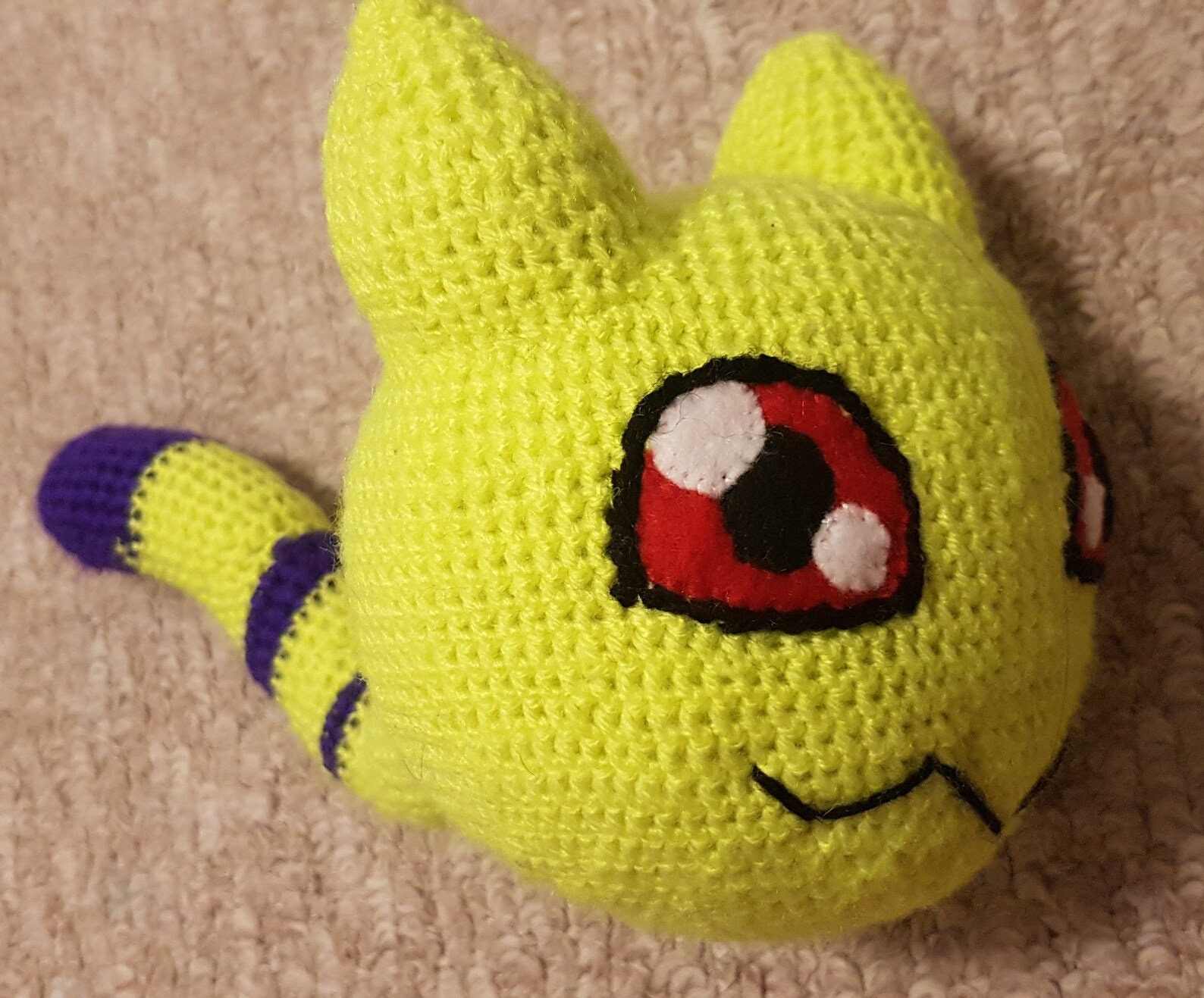 Nyaromon Amigurumi Digimon Plush Toy READY TO SHIP - Etsy