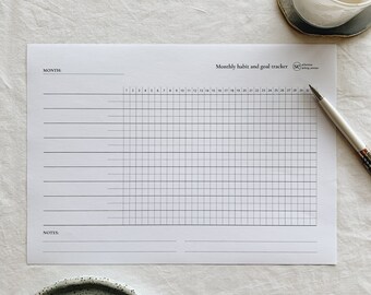 Progress Tracker/ Habit Tracker/ Goal Tracker/ Goal Planner/ Organizer ...