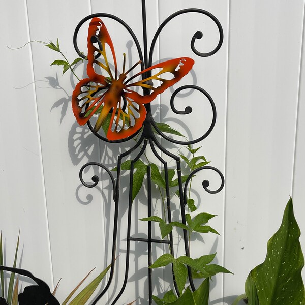 Butterfly Garden Art - Etsy