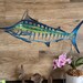 Marlin Metal Wall Decor, Metal Wall Art, Minimalist Design, Nautical ...