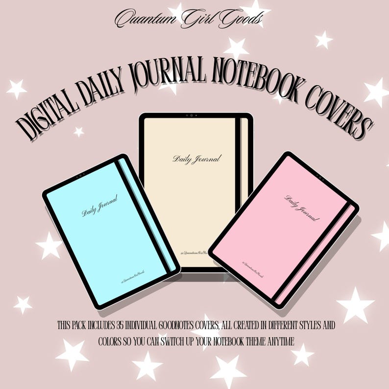 Digital Notebook Cover, Goodnotes Paper Texture Notebook, Note Paper ...