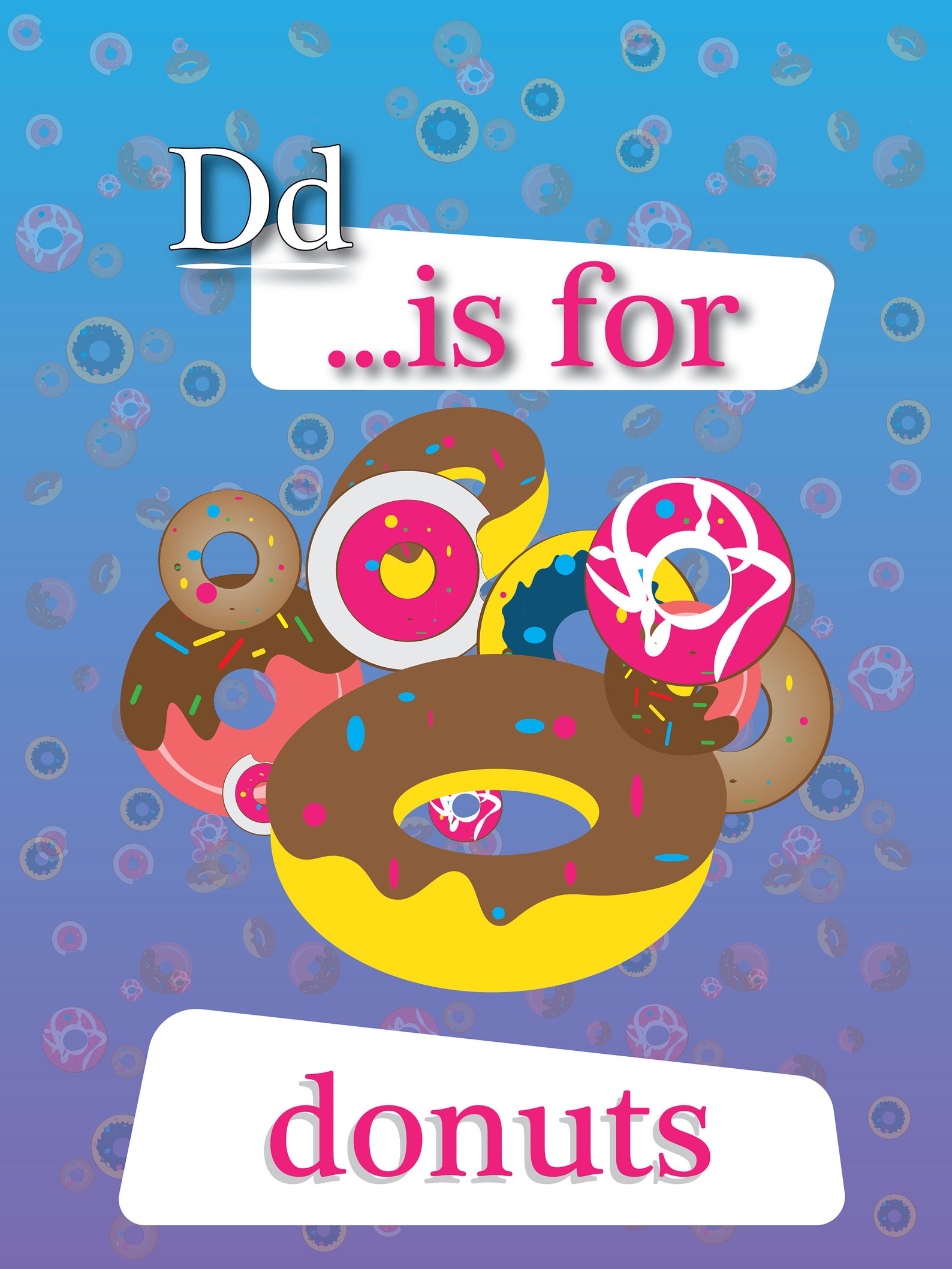 Printable Colorful Alphabet Flashcards - Learning ABC - Kids' Gift ...