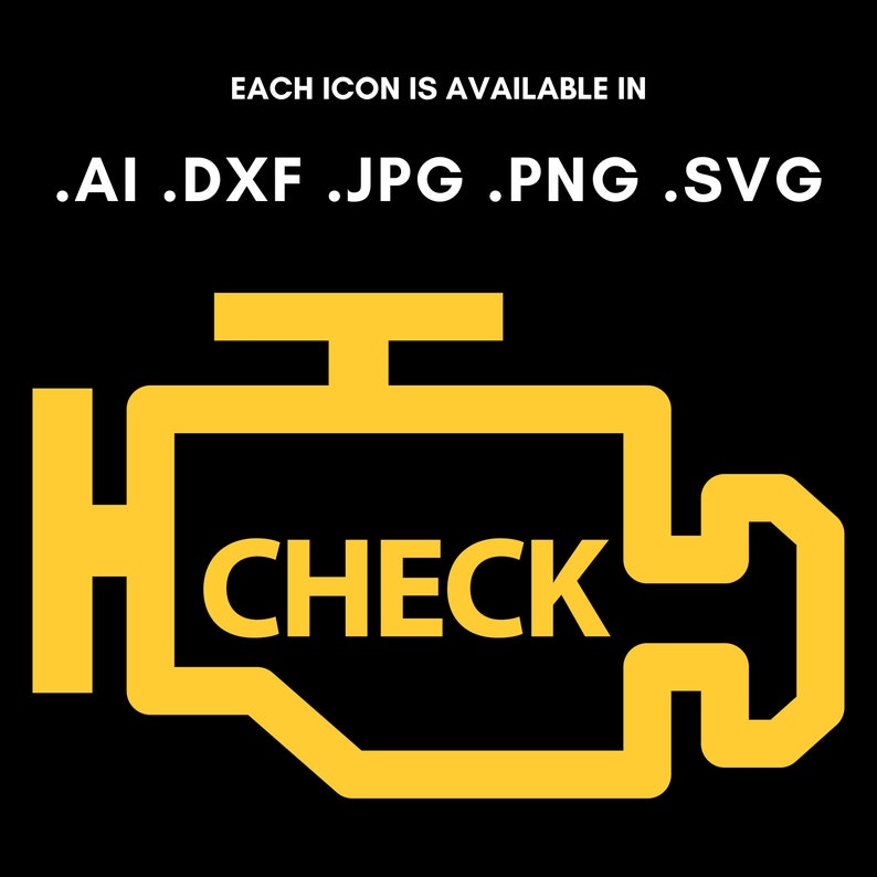 Car Icons Bundle - 36 Dashboard Panel Fault Icons - Ai Dxf Svg Png Jpg ...