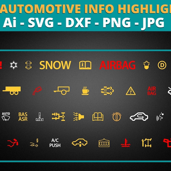 Check Engine Warning Lights - Etsy