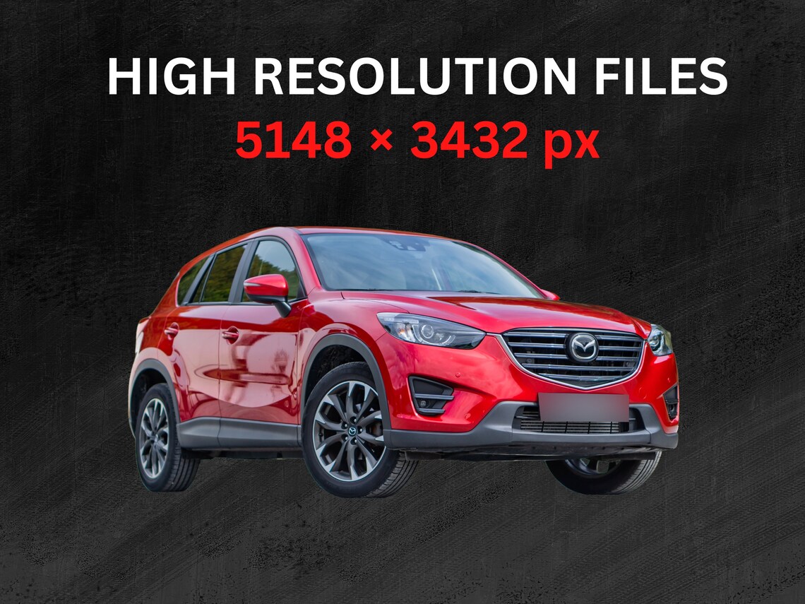 Transparent Background Bundle PNG Files of Mazda CX-5 Japan Car in Red ...