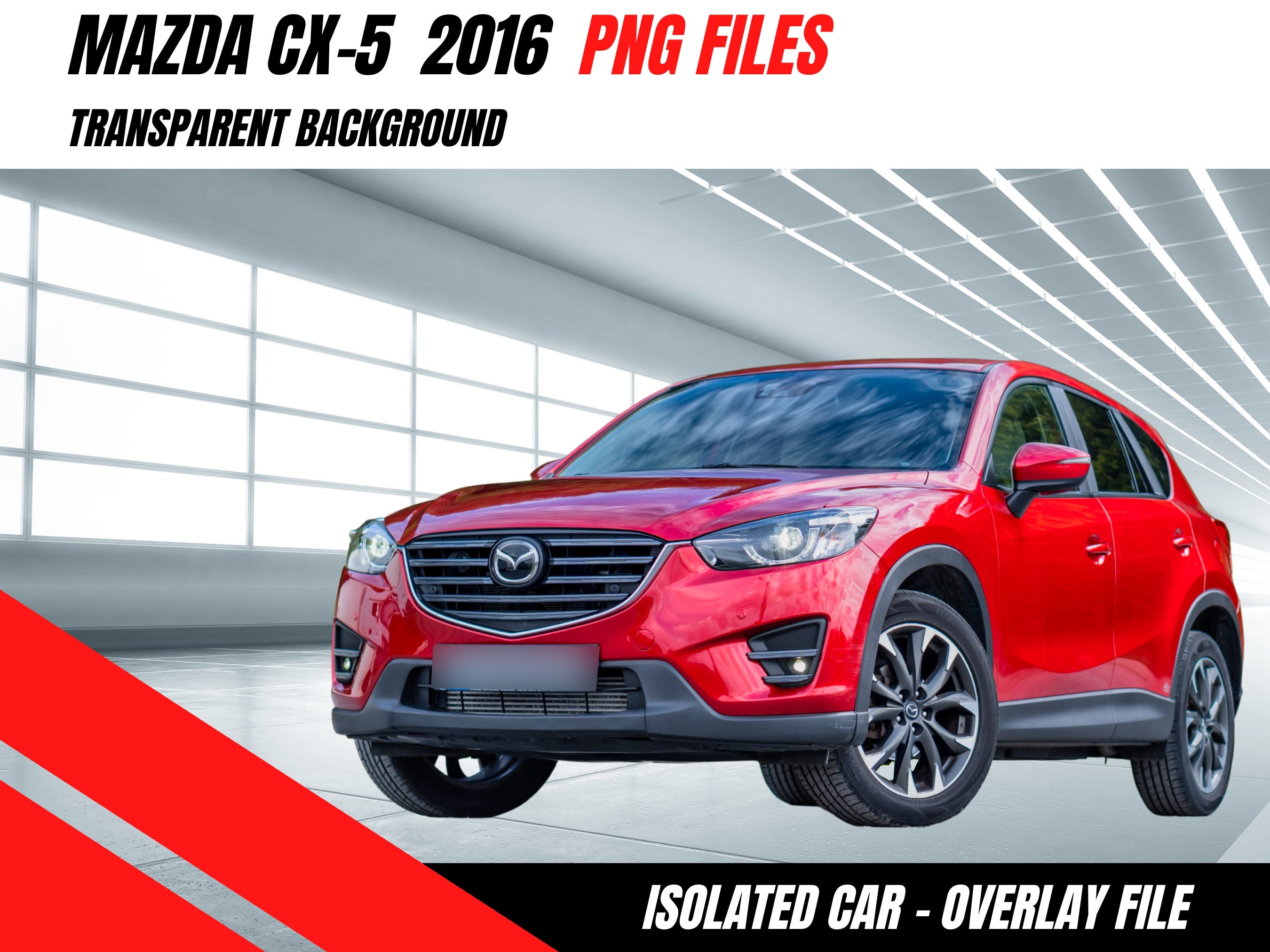 Transparent Background Bundle PNG Files of Mazda CX-5 Japan Car in Red ...