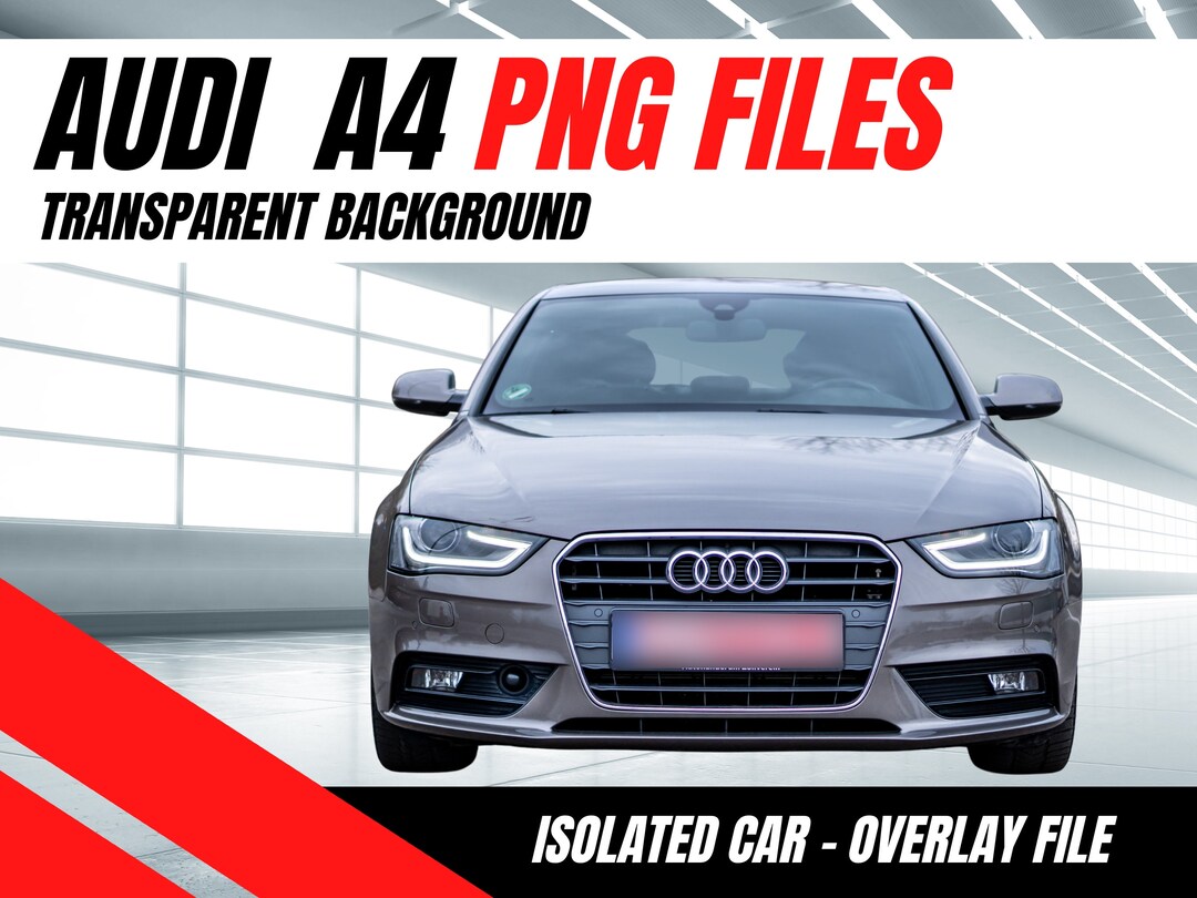 Transparent Background PNG Files of AUDI A4 German Car in Brown Color. No Background Png Photo ...