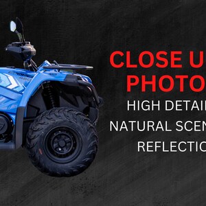 Transparent Background PNG Files of CF Moto ATV Quad Vehicle in Blue ...