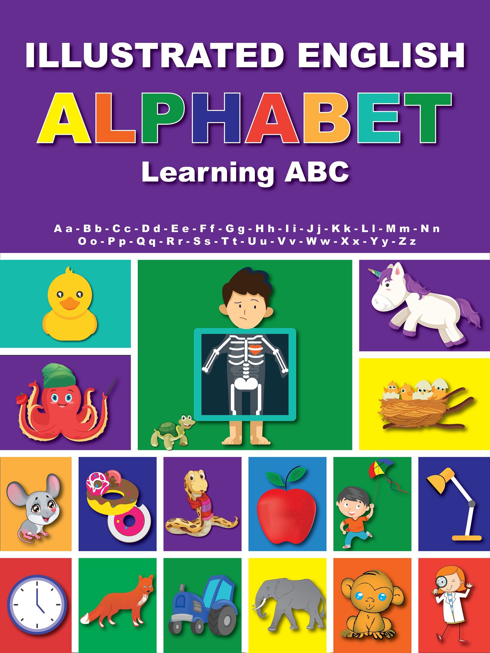 Printable Colorful Alphabet Flashcards - Learning ABC - Kids' Gift ...