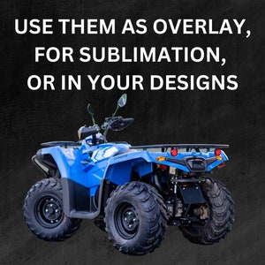 Transparent Background PNG Files of CF Moto ATV Quad Vehicle in Blue ...