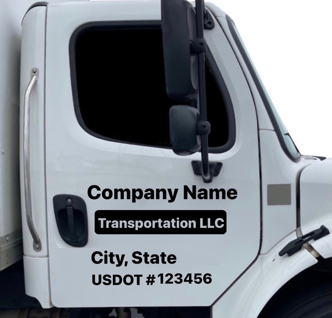 Box Truck Door Decals Custom - Etsy