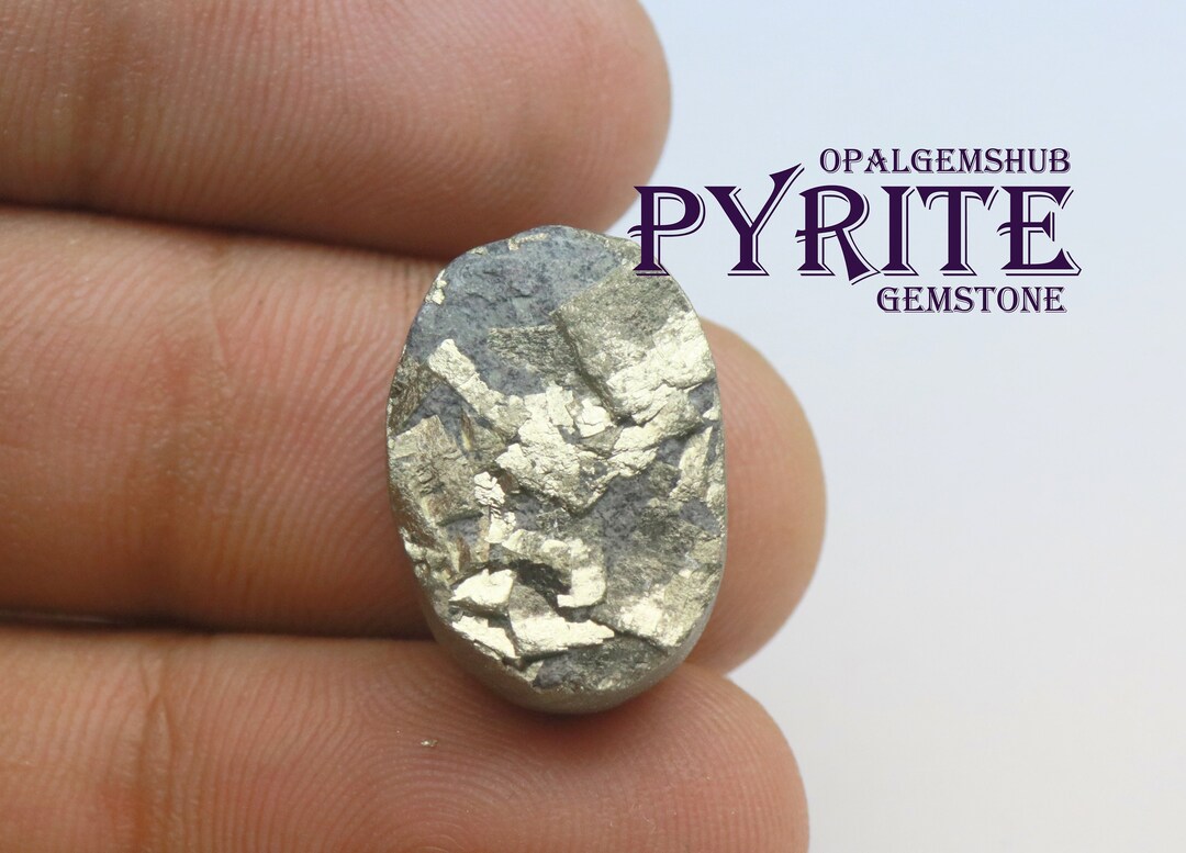 Golden Pyrite Gemstone Pyrite Druzy Cabochon Fabulous Natural Pyrite ...