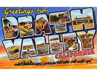 Death Valley Postcard - Etsy