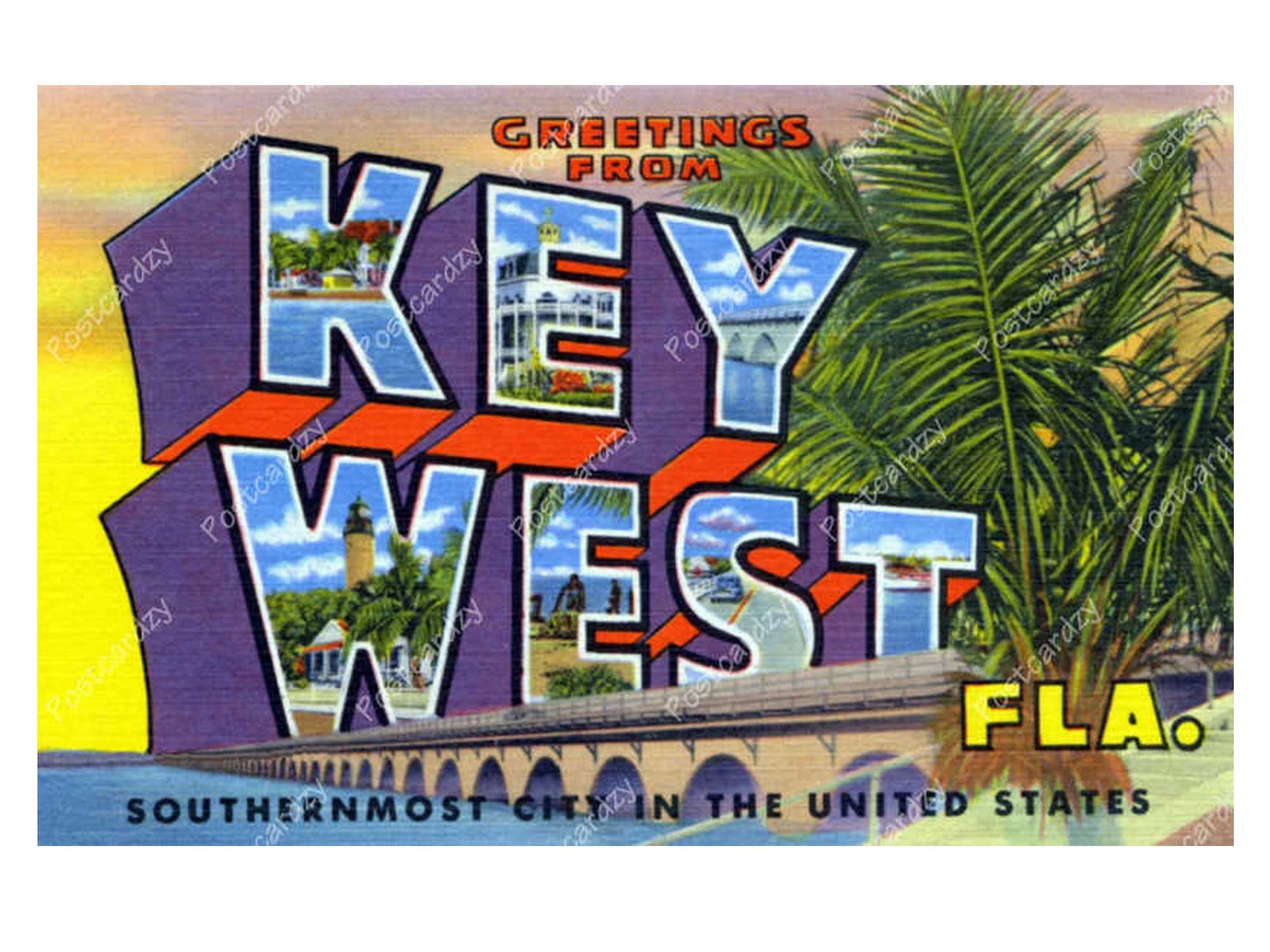 Embellishments Papercraft Paper, Party & Kids Greetings from Key West ...