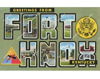 Fort Knox Postcard - Etsy