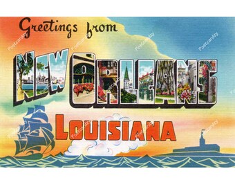 New Orleans Letter - Etsy