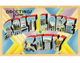 Printable Utah Postcard - Etsy