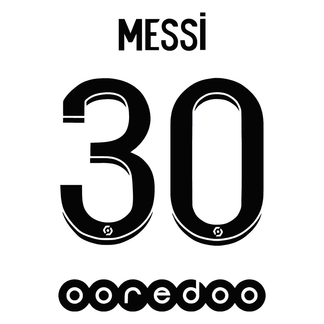 Messi LOGO Designed Sticker | Etsy