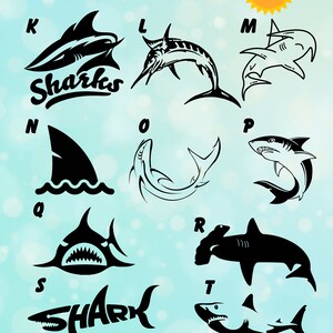Custom HTV Ready to Press /fish & Shark Decal - Etsy