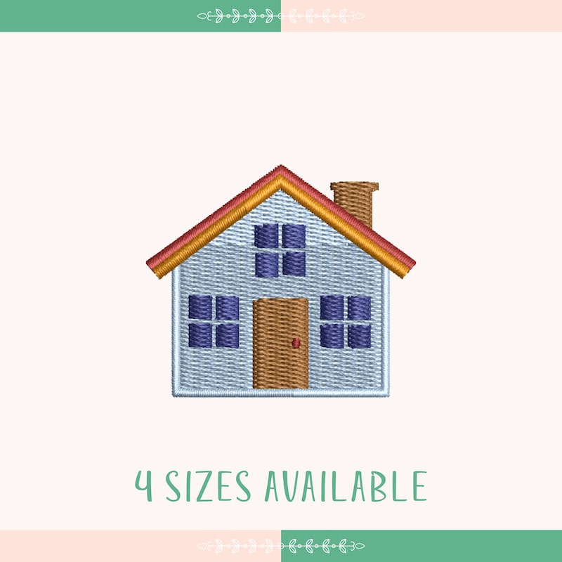 House Embroidery - Etsy