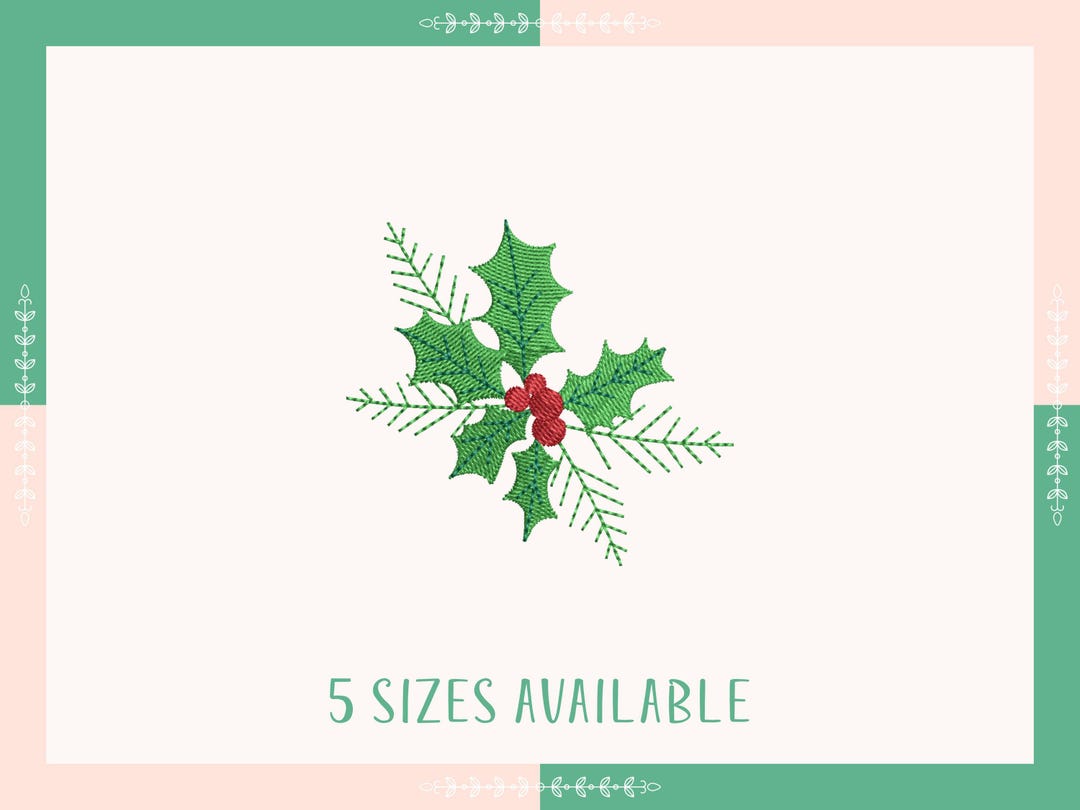 Christmas Border Embroidery Design File, Christmas Ornament Machine ...