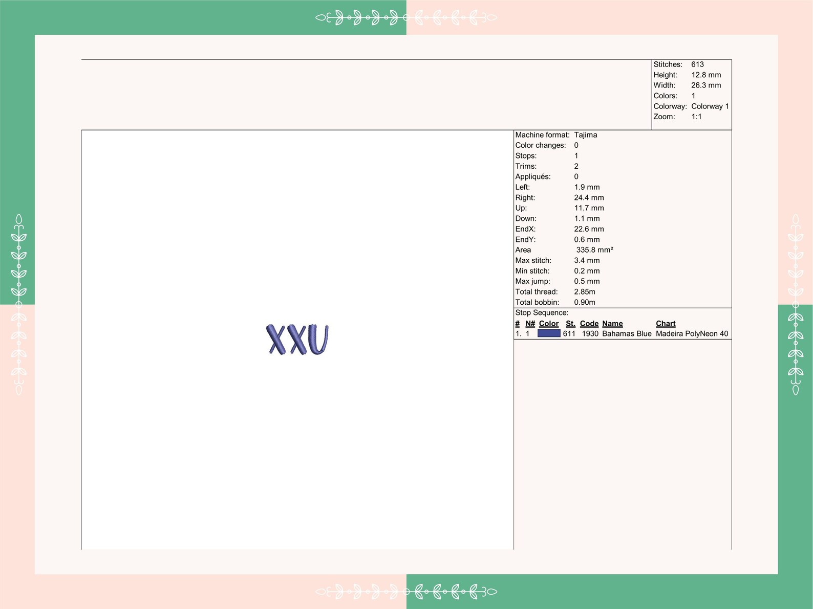 Roman Numerals Embroidery Design Font, Roman Numeric Embroidery Font ...