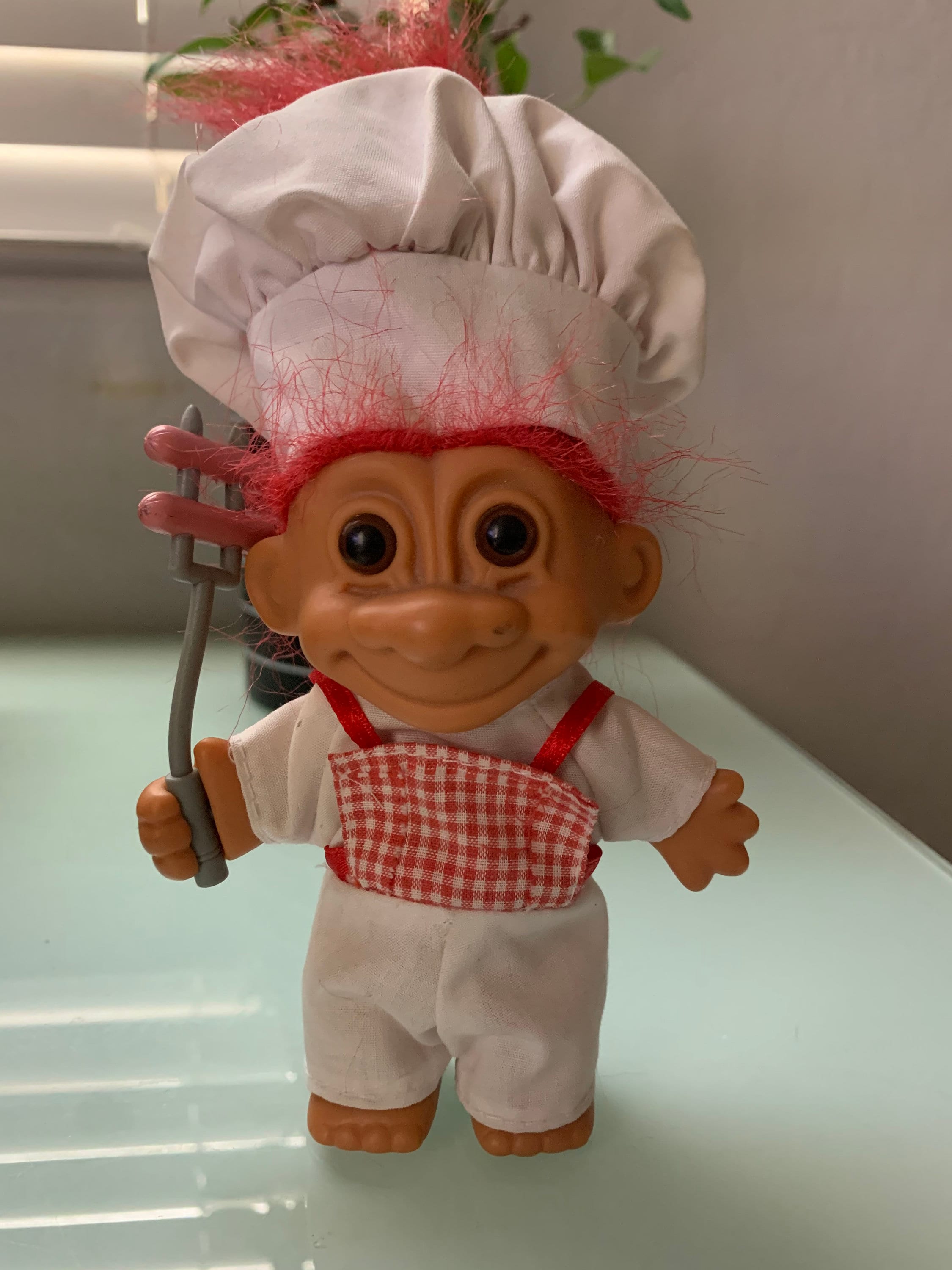 Red BBQ Chef Troll super Clean - Etsy UK