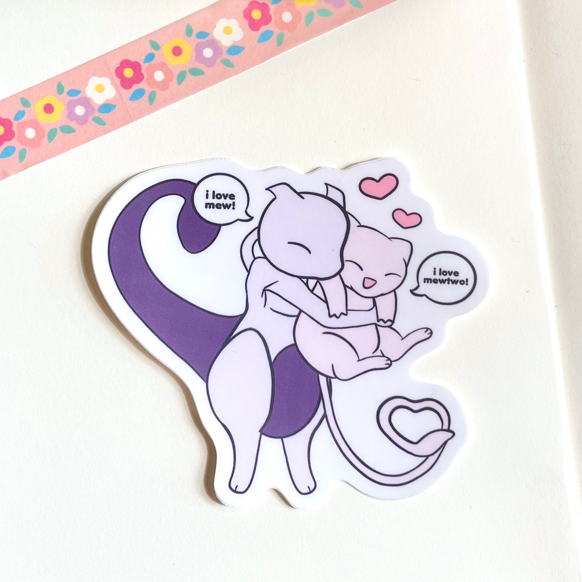 Mew And Mewtwo Love
