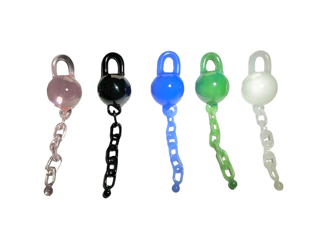 Solid Colored Ball and Chain Slurper Set - Etsy