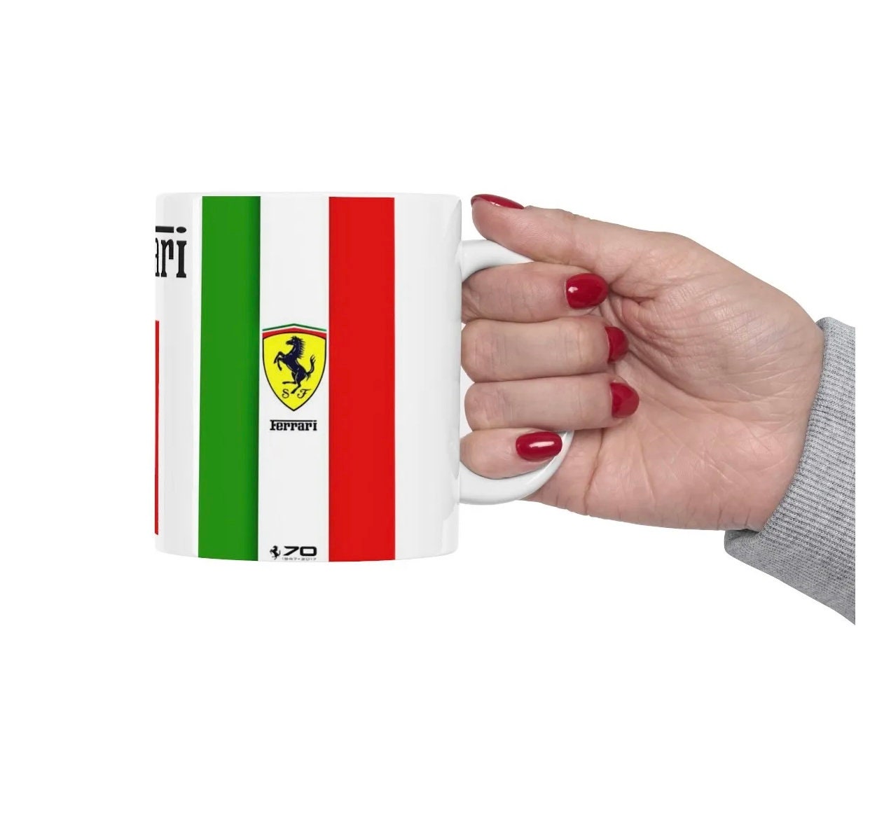 Ferrari Logo Coffee Mug With Personalization - Etsy