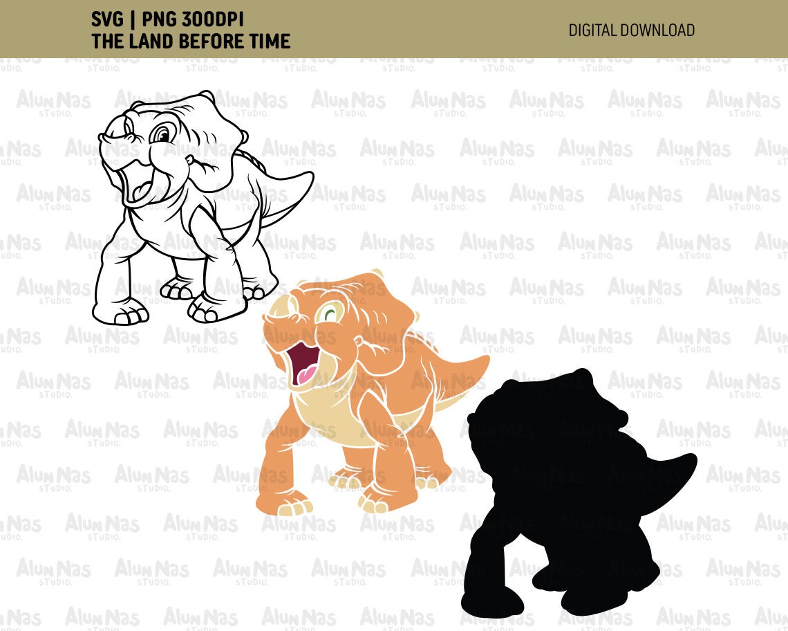 The Land Before Time Dinosaurs SVG, PNG 300 Dpi - Etsy