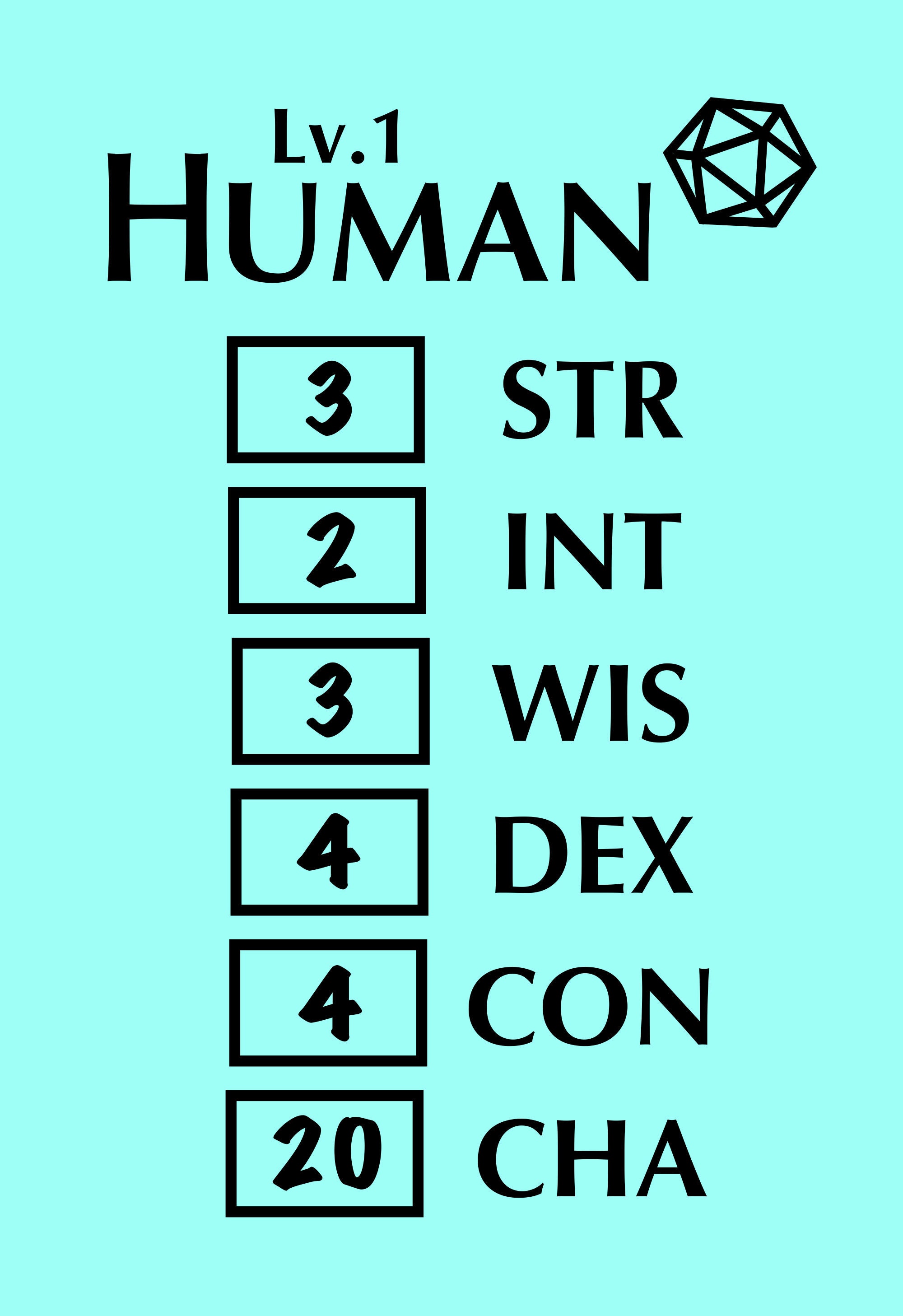 Level 1 Human (SVG File) - Etsy