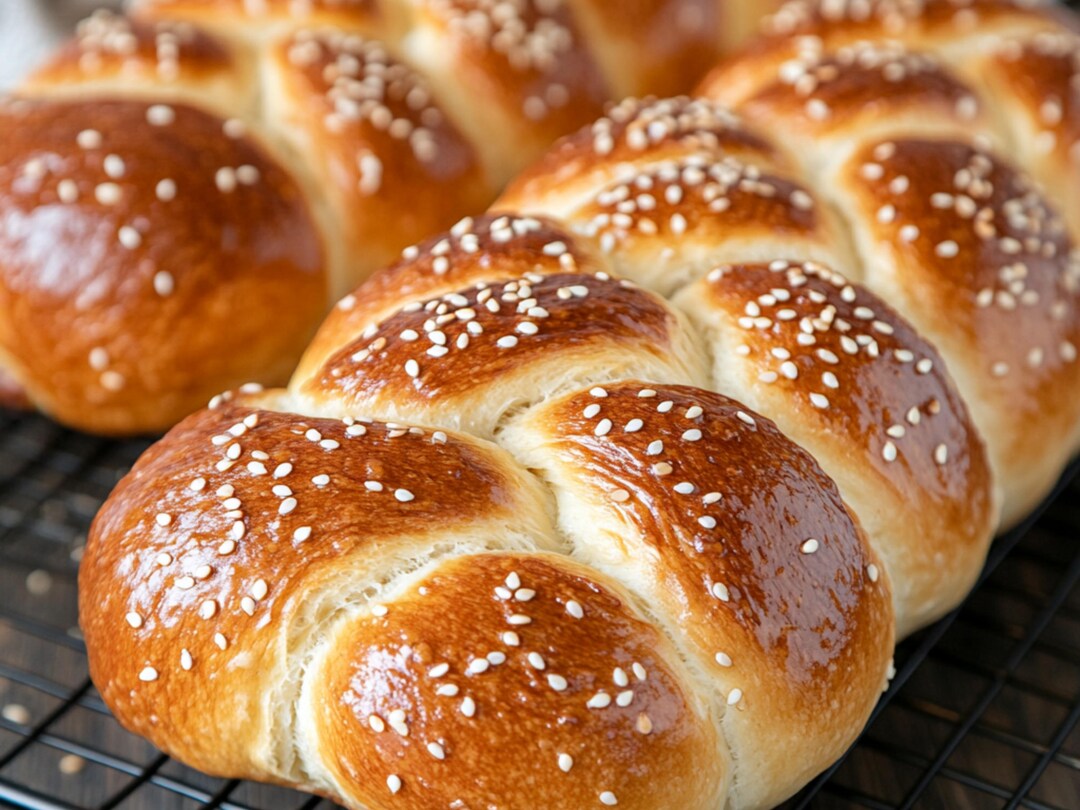 Israeli Sweet Challah Bread Recipe,traditional Braided Friday Loaf,best ...