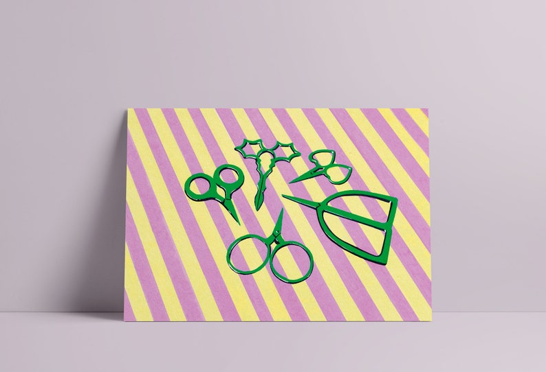 Scissors Collection Print | Scissors Wall Art Decor | Scissor Poster ...