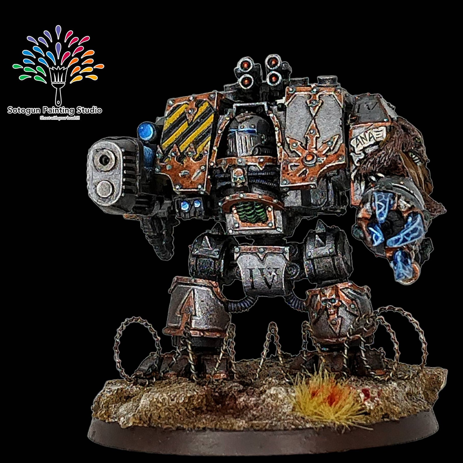 Iron Warriors Dreadnought castra Ferrum Type - Etsy
