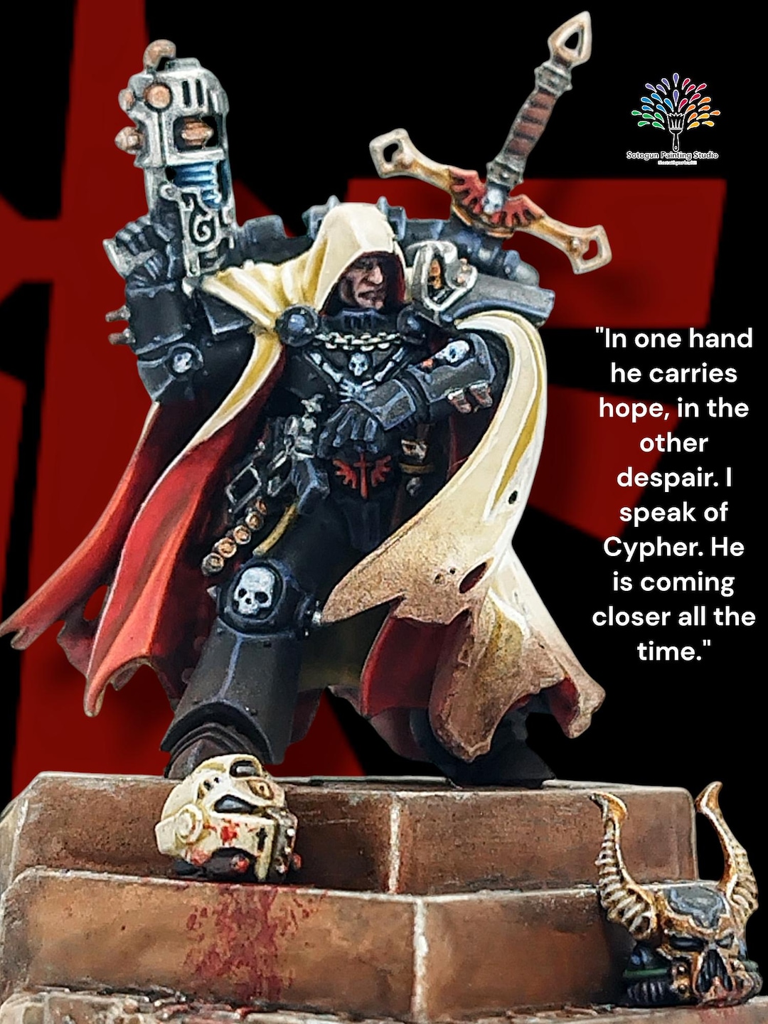 Cypher Miniature: Lord of the Fallen Angels, GW Hero Base - Etsy