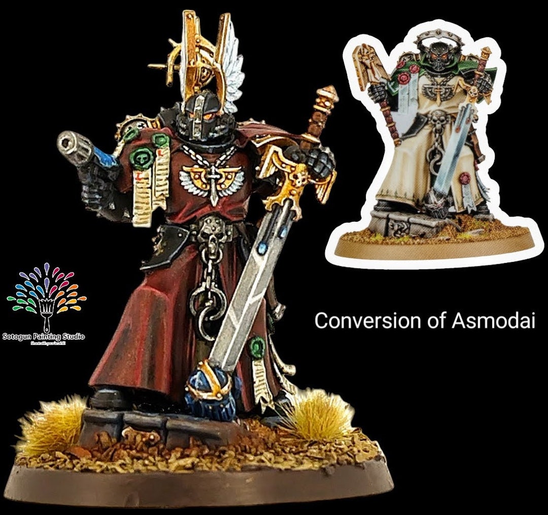 Risen Dark Angels Conversion Based on Asmodai's Miniature. - Etsy
